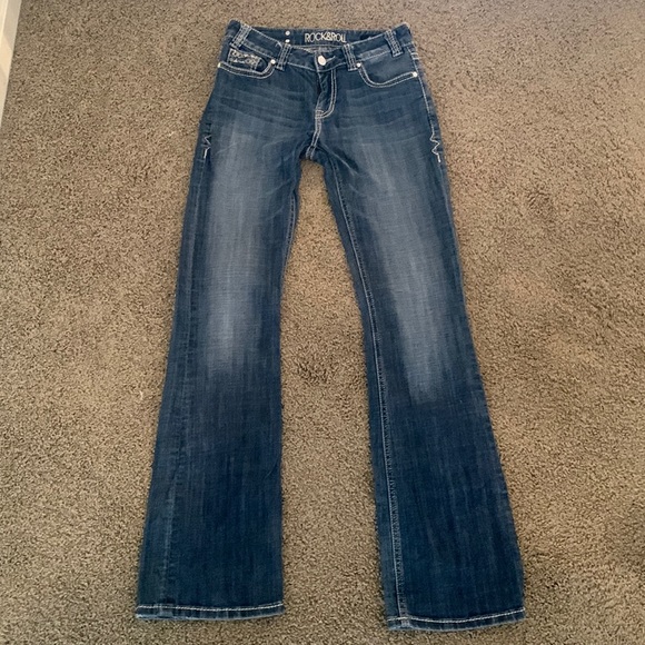 Rock & Roll Cowgirl | Jeans | Rock And Roll Denim Rival Low Rise Jeans ...